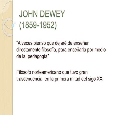 John Dewey | DOC