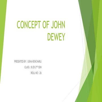 John dewey | PPTX