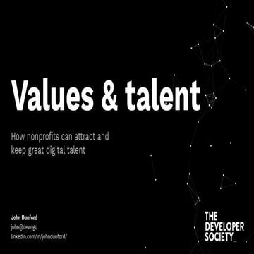 Values & talent | PPT