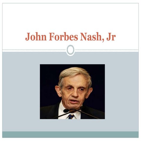 John forbes nash | PPTX