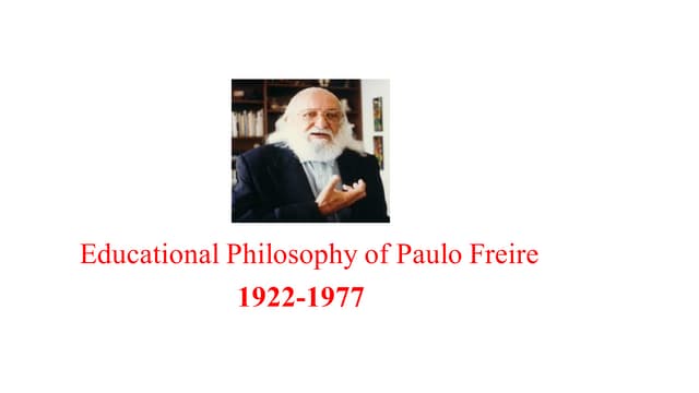 Paulo Freire's contrasting concepts of the banking model.pptx