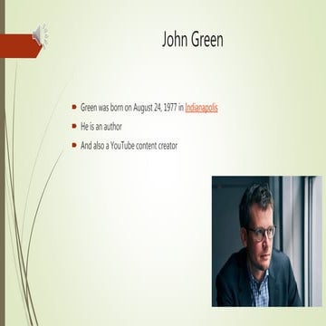 John green | PPTX