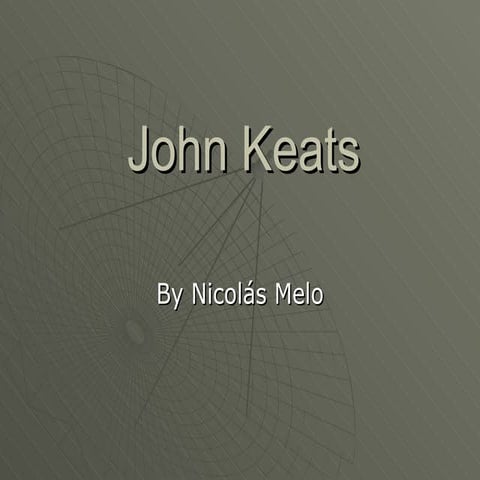 John Keats | PPT