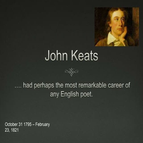 John keats | PPT