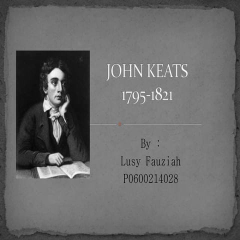 John keats | PPTX