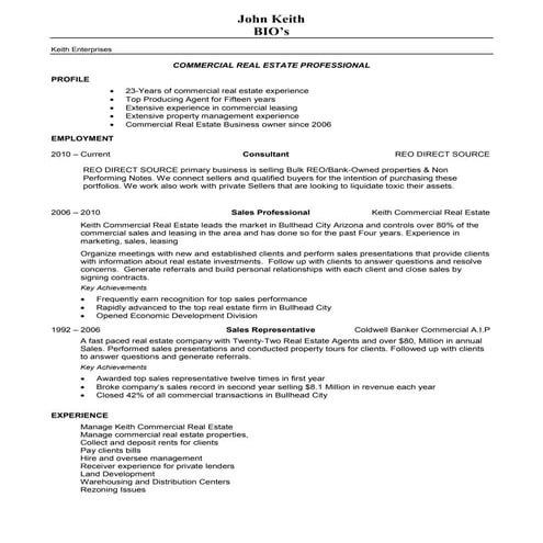 John Keith BIOs | PDF