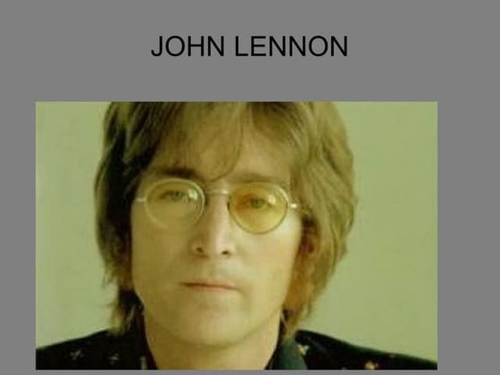"Imagine" by John Lennon | PPTX