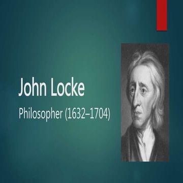 John locke (2) | PPTX | Education