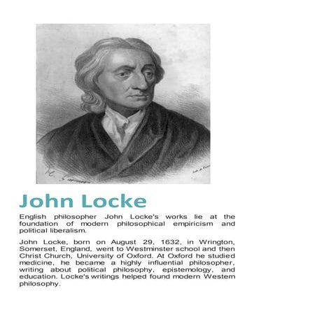 John locke biography | PDF