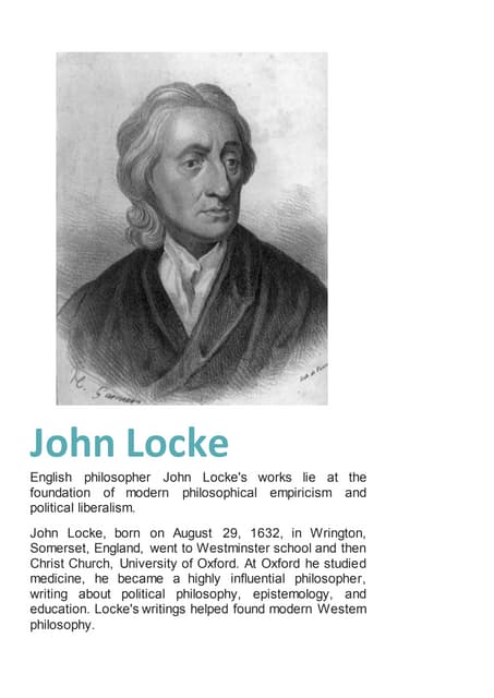 John locke | PPTX | Religion & Spirituality
