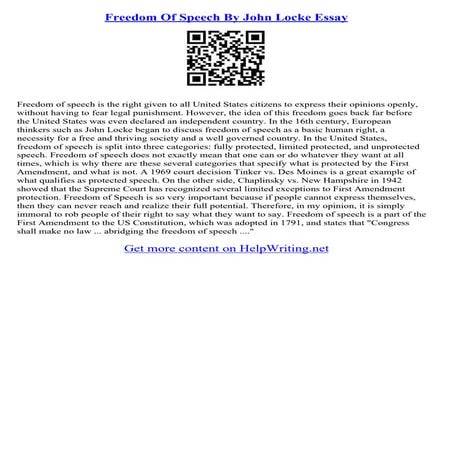 John Locke Essays | PDF