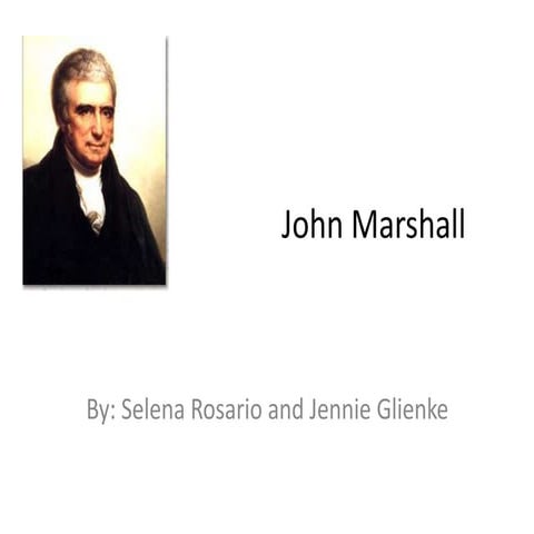 John marshall | PPTX