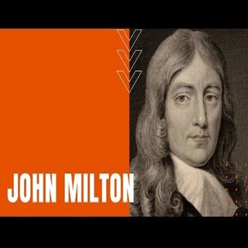 JOHN MILTON the great epic writer and famous poet | PPTX