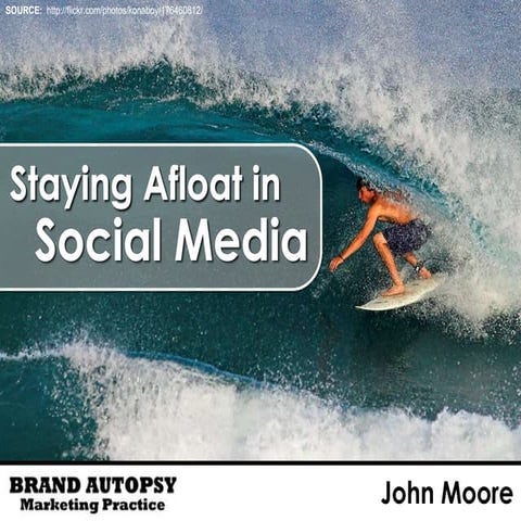 Staying Alfoat in Social Media | PPTX | Social Networking | Internet