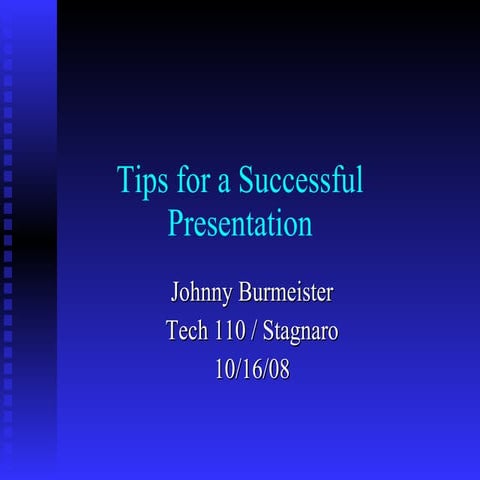 Pres tips | PPT