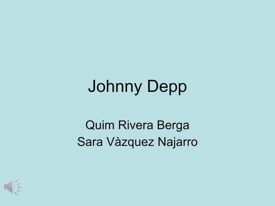 Johnny Depp | PPT