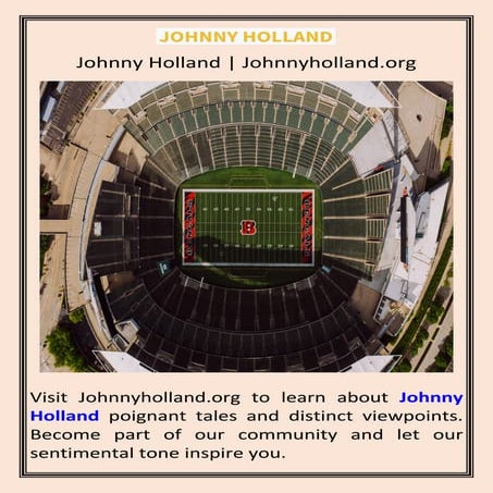 Johnny Holland | Johnnyholland.org . | PDF