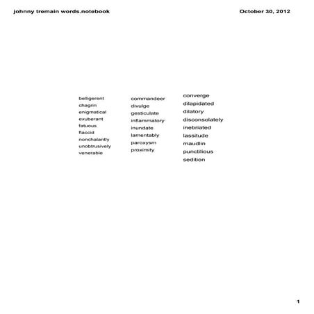 Johnny tremain words | PDF