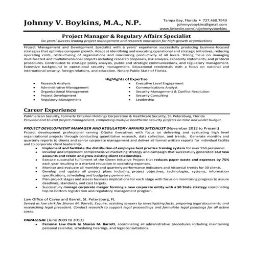 Gabriel Ajak_Resume Summary | DOCX