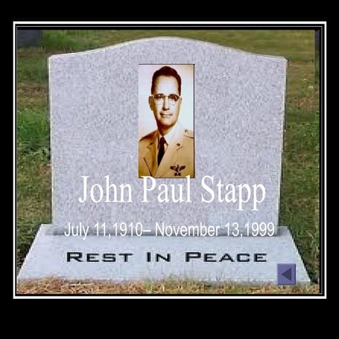 John paul stapp | PPT