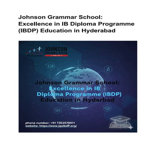Johnson Grammar School_ Excellence in IB Diploma Programme (IBDP ...