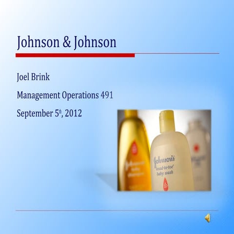 Johnson & Johnson v2 | PPT