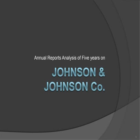 Johnson & Johnson Co. | PPTX