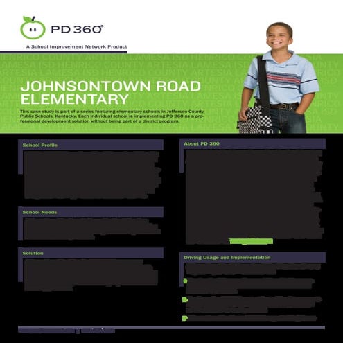Chancey Elementary, KY - PD 360 Case Study | PDF