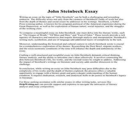 John Steinbeck Essay.pdf