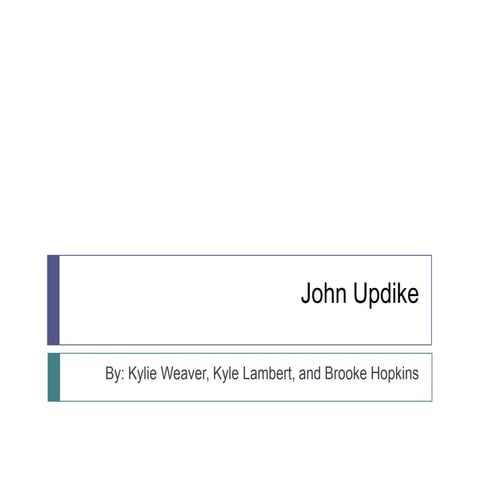John Updike | PPT