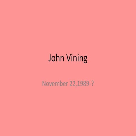John vining | PPT | Golf | Sports
