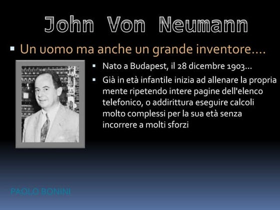 John von-neumann | PPSX | Computing | Technology & Computing