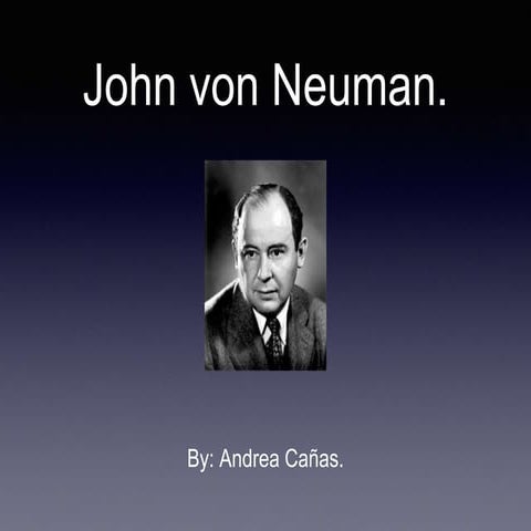 John Von Neumann | PDF