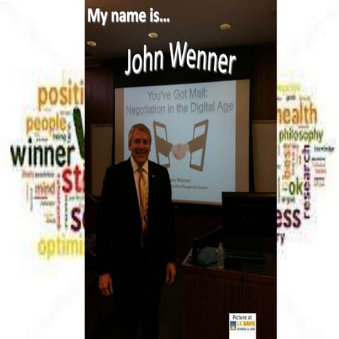 Negotiation Expert - John Wenner | PPT