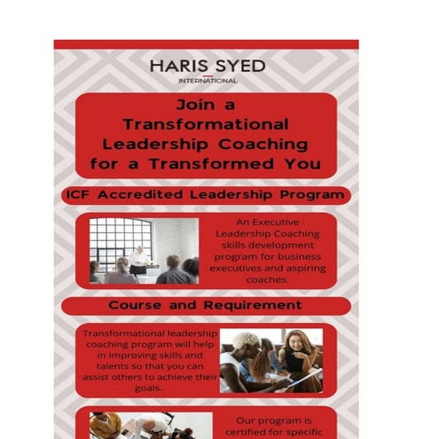 Join a Transformational Leadership Coaching for a Transformed You! | DOC