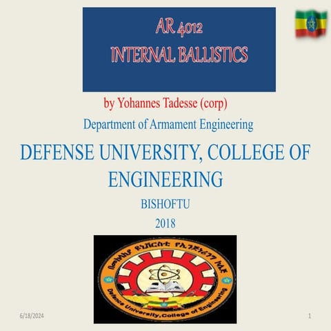 lecture note on internal ballistics .pptx