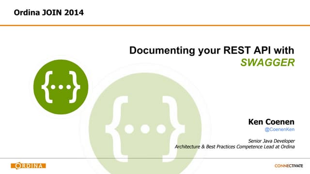 Documenting Your Rest Api With Swagger Join 2014 Ppt