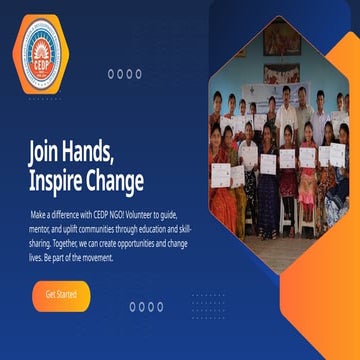 Make a difference with CEDP NGO! Volunteer to guide | PPTX