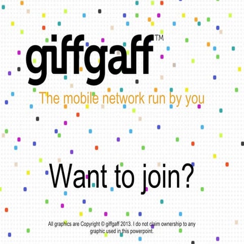 Joining giffgaff | PPT