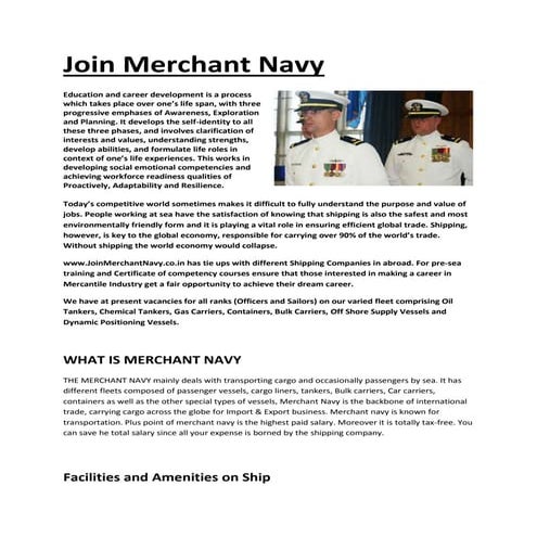join merchant navy | DOCX