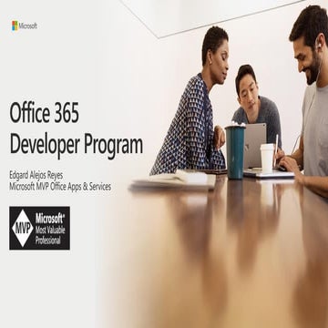 Join office 365 Developer Program | PDF