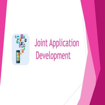 Joint Application Development | PDF
