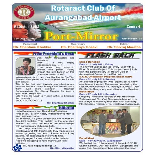 Joint bulletin 01 | PDF