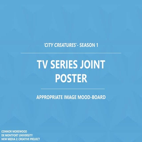 'City Creatures' Season 1- TV Series Joint Poster Mood-Board. | PPT