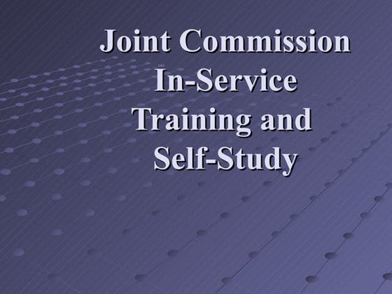 Joint commission international (jci) | PPTX