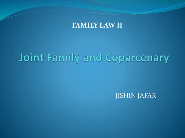 Presentation on hindu law | DOC