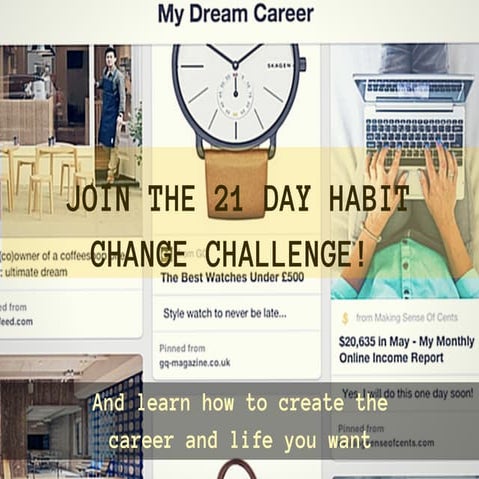 Join the 21 day habit change challenge! | PDF