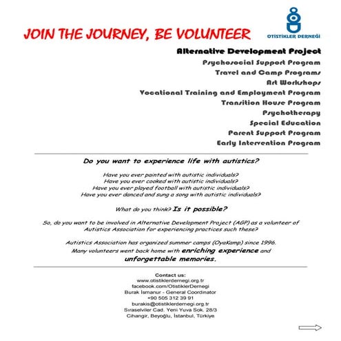 Join the journey, be volunteer | PDF