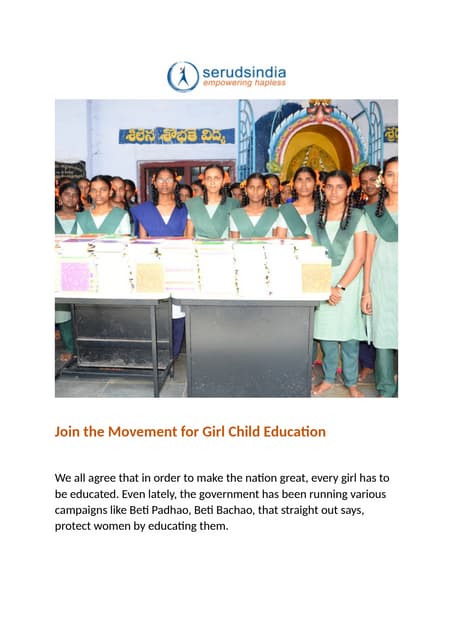 Girl Child Education | PPT
