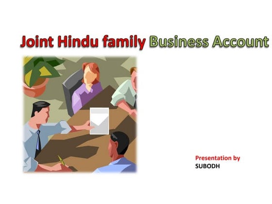 Hindu undivided family[huf] (3) | PPTX | Business Accounting & Finance | Business